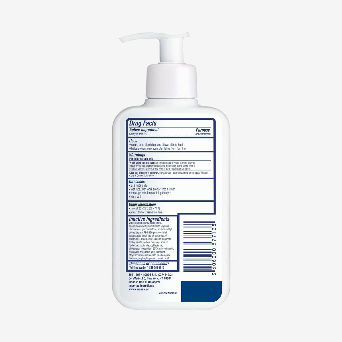 CeraVe Acne Control Cleanser 237ML – Chooseme